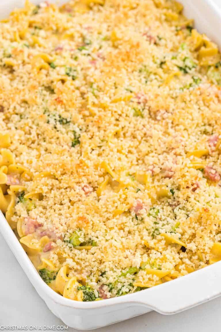 Leftover Ham Casserole Recipe - christmasonadime.com