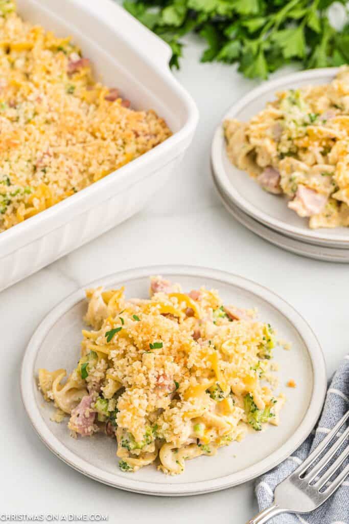 Leftover Ham Casserole Recipe - christmasonadime.com