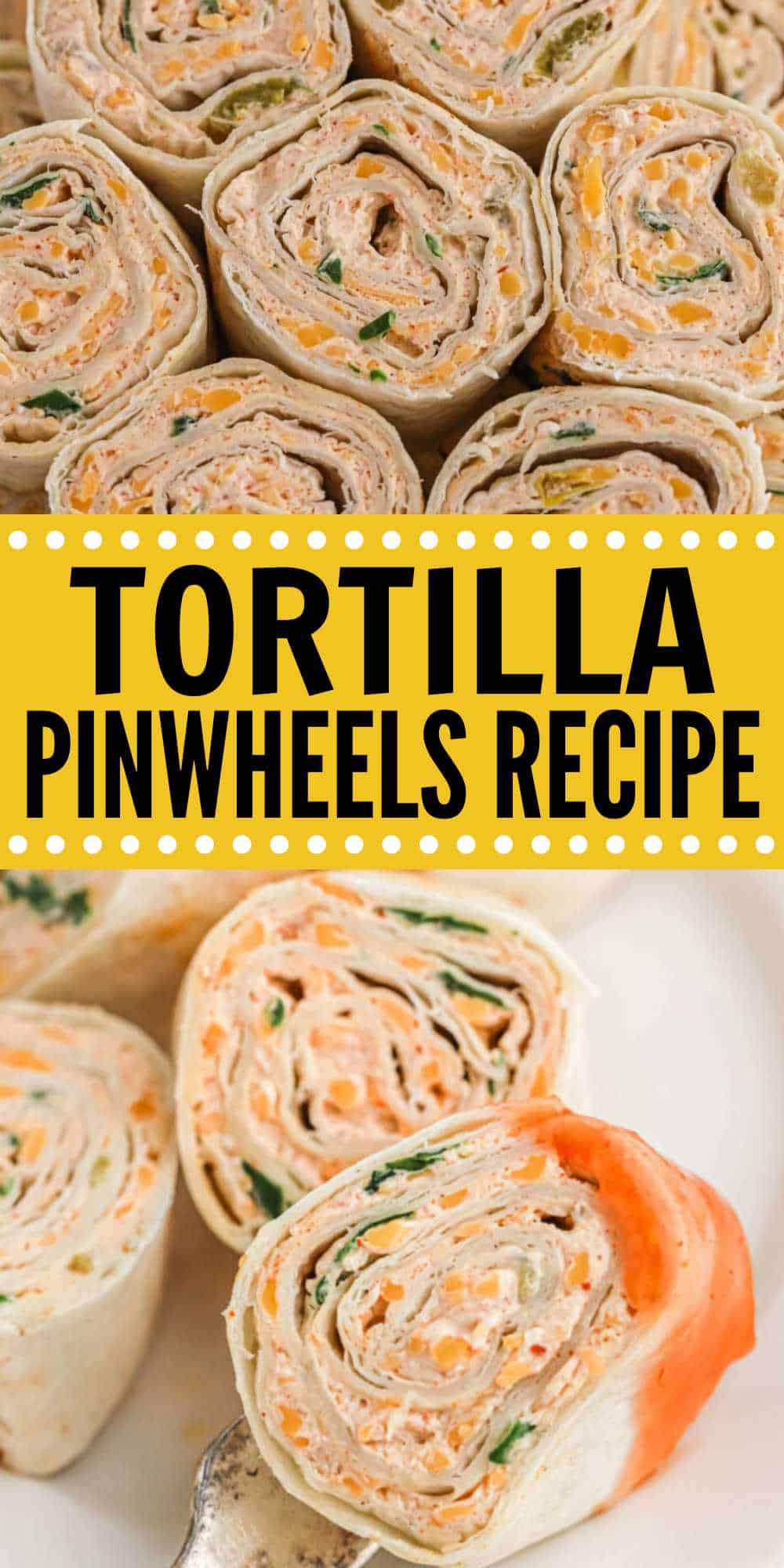 Tortilla Pinwheels Recipe - christmasonadime.com