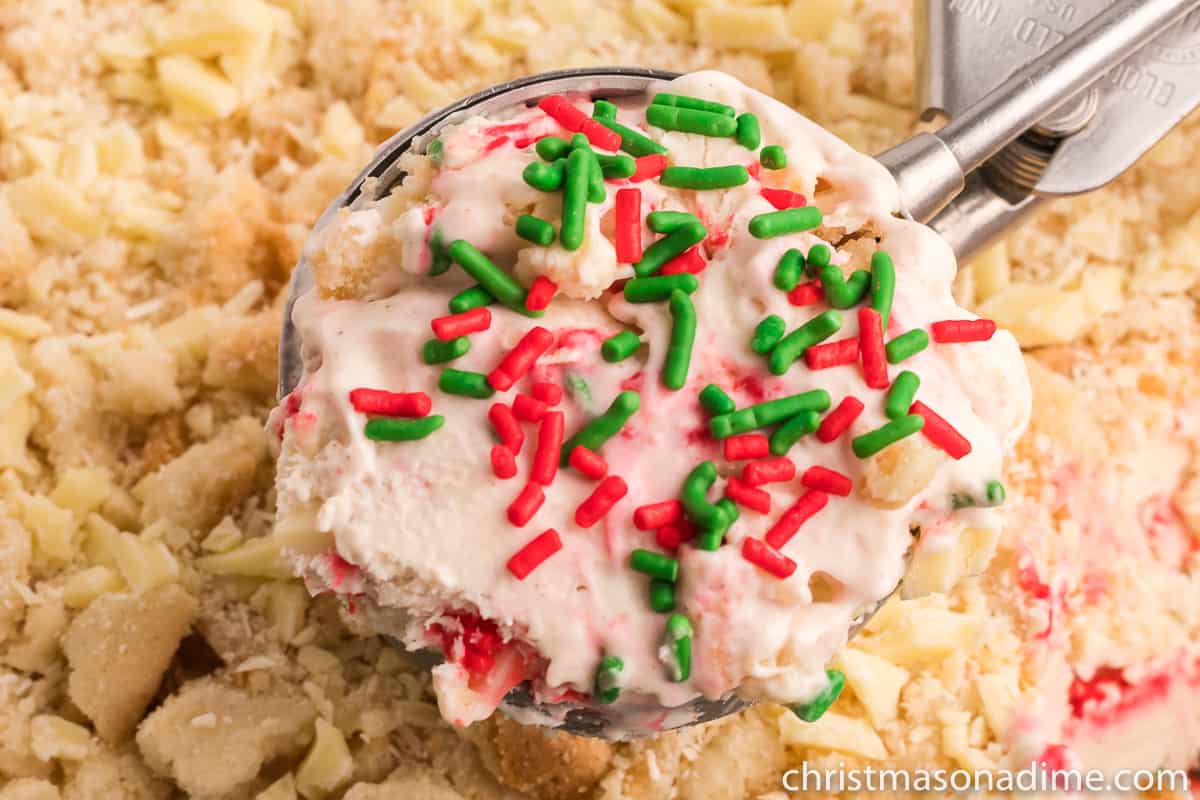 Christmas Ice Cream Recipe - christmasonadime.com
