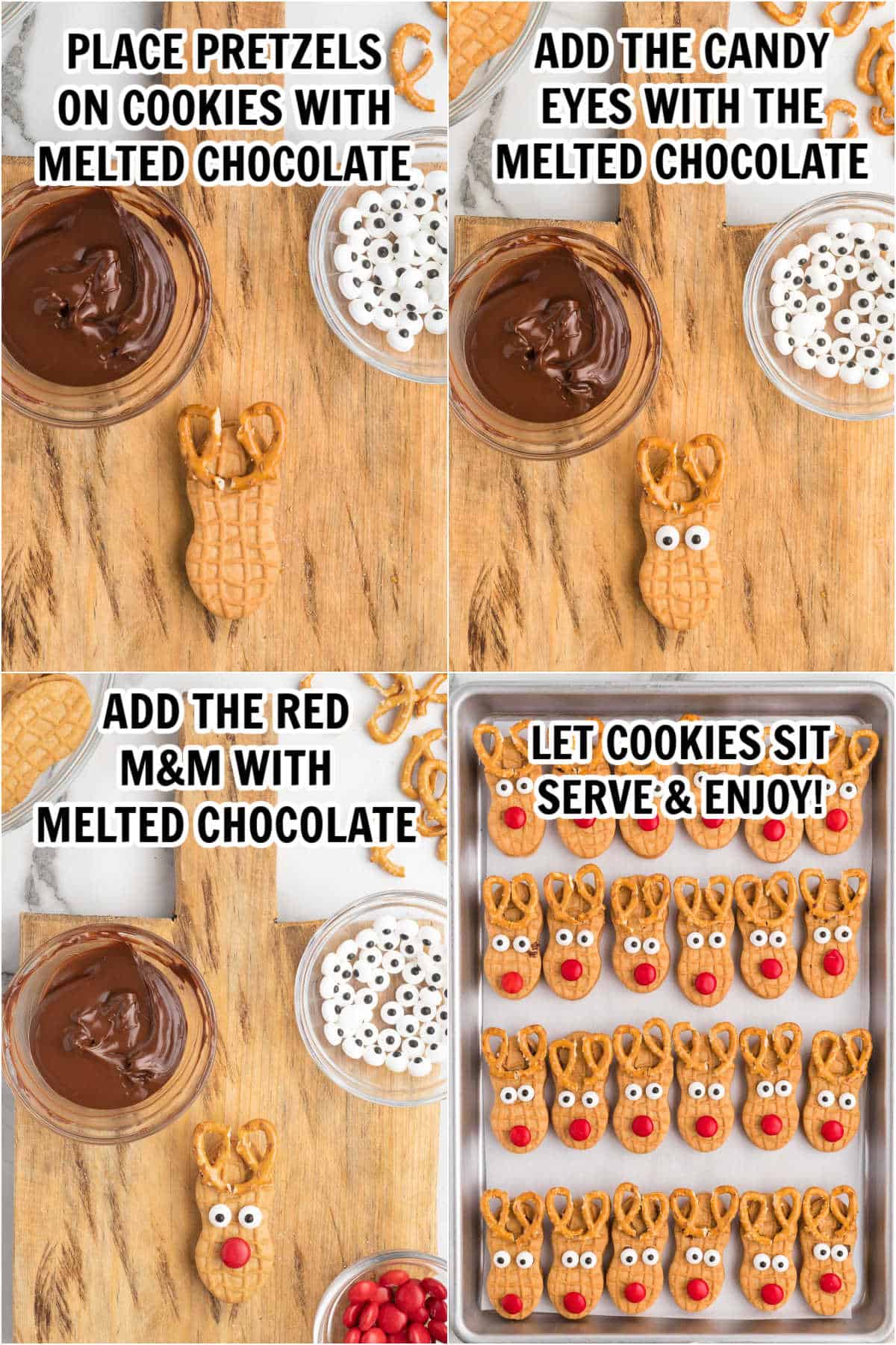 Nutter Butter Reindeers - christmasonadime.com