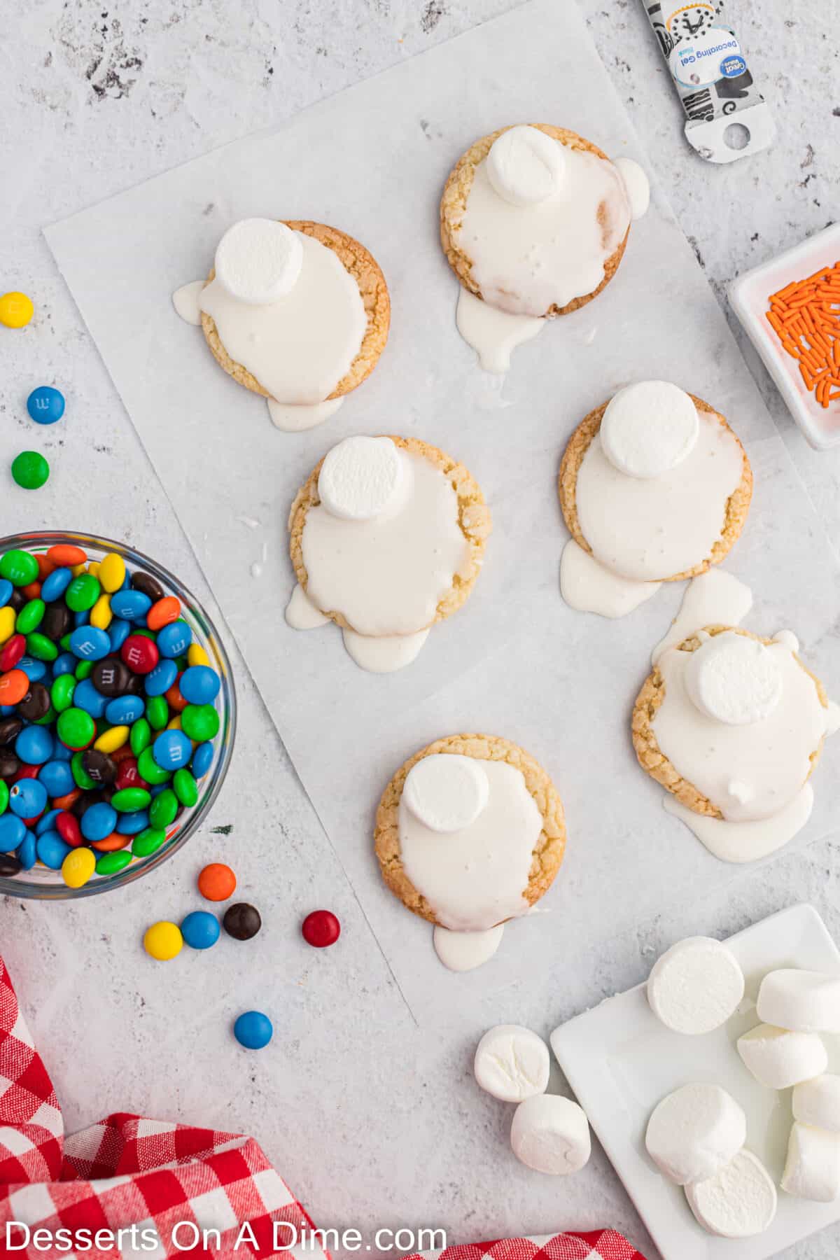 Melting Snowman Cookies - christmasonadime.com