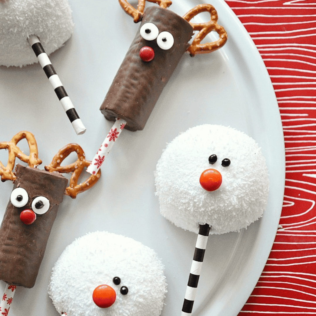 Snowman Desserts - Christmas on a Dime