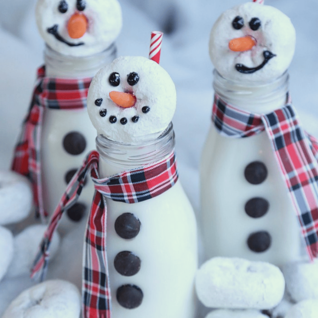 Snowman Desserts - Christmas on a Dime