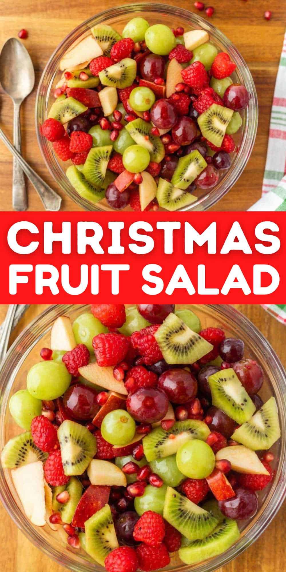 Christmas Fruit Salad - christmasonadime.com
